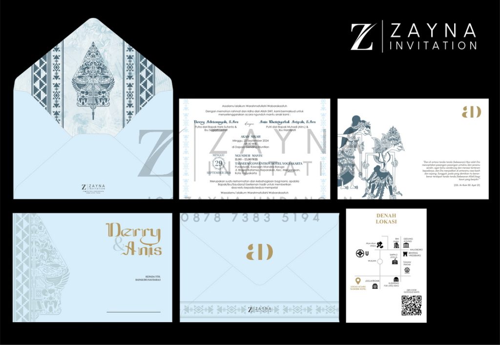 Halu Designs - Zayna Invitation