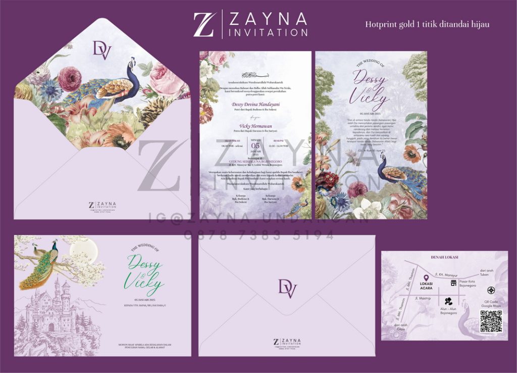 Halu Designs - Zayna Invitation