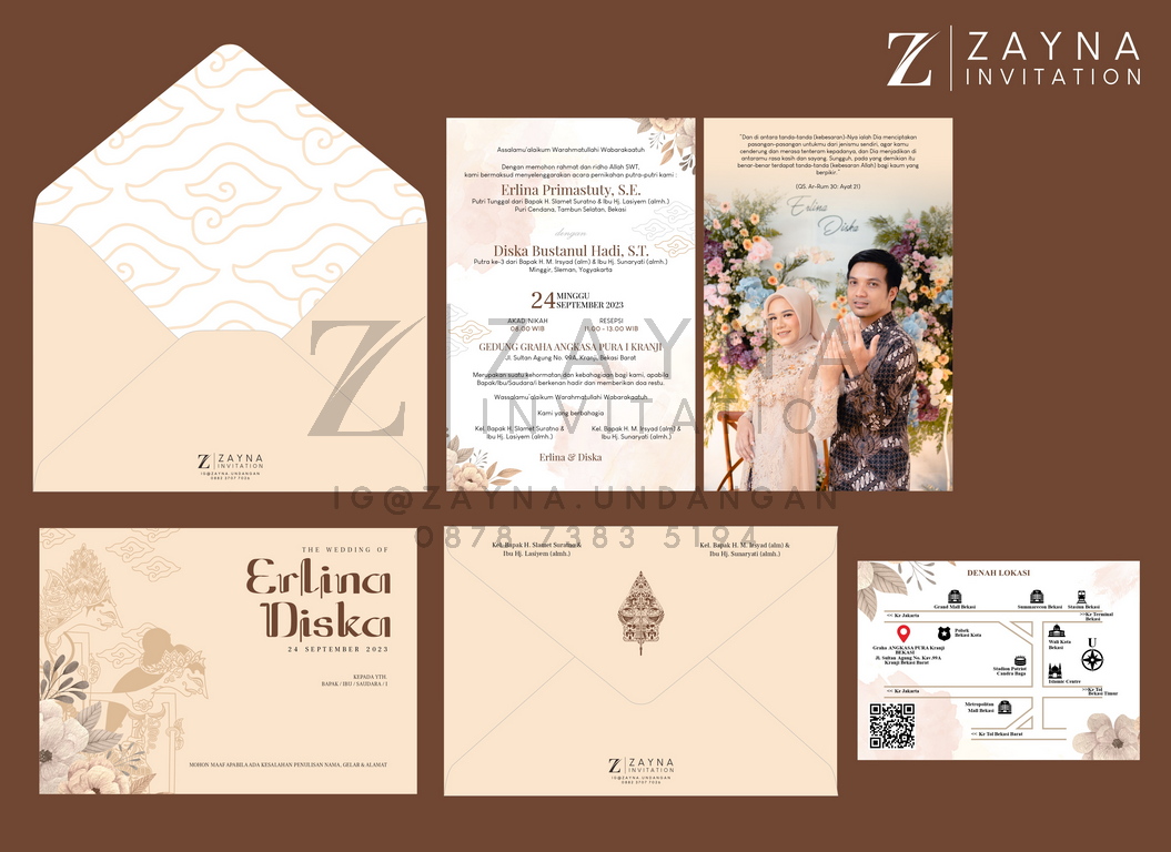 Halu Designs - Zayna Invitation