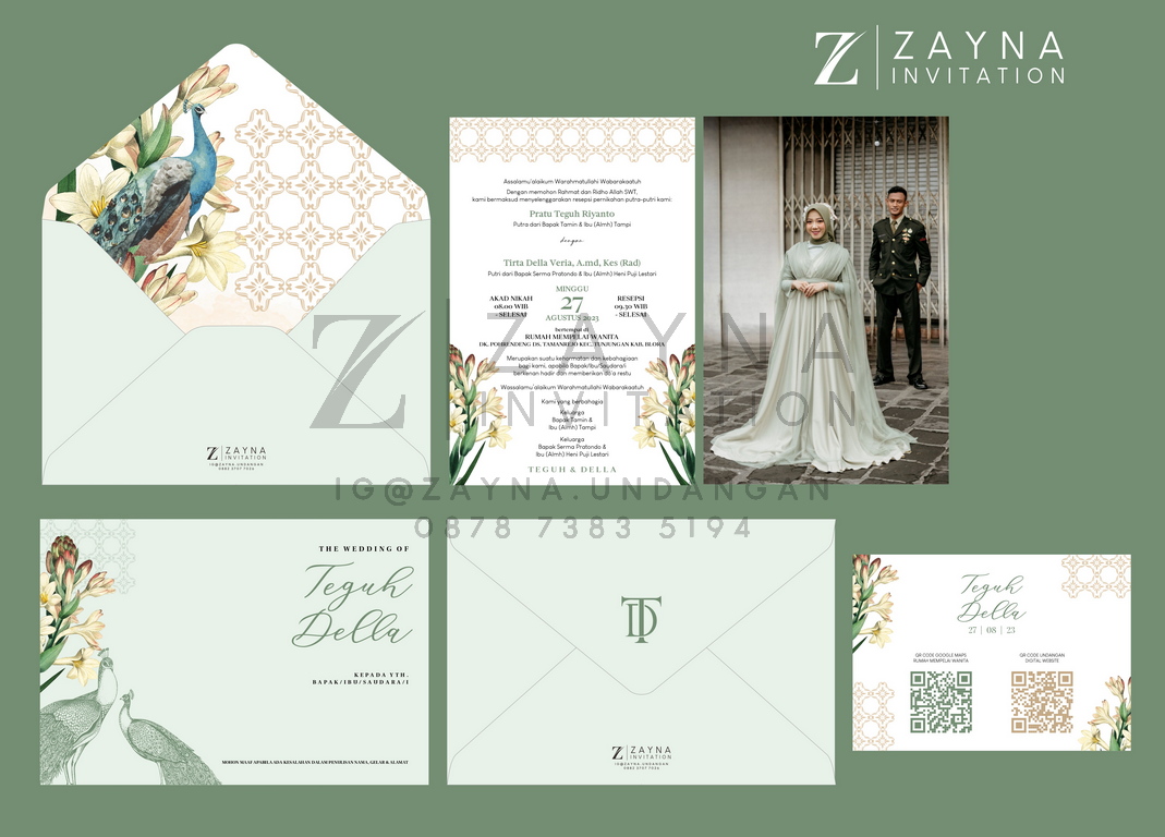 Halu Designs - Zayna Invitation