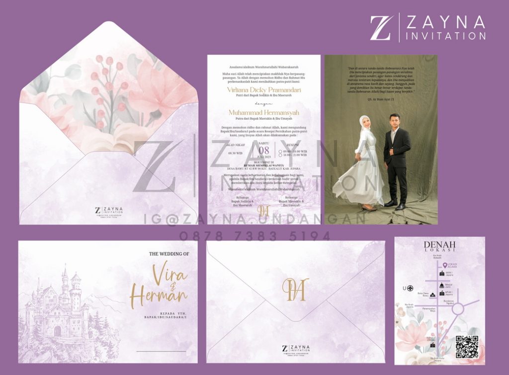 Halu Designs - Zayna Invitation