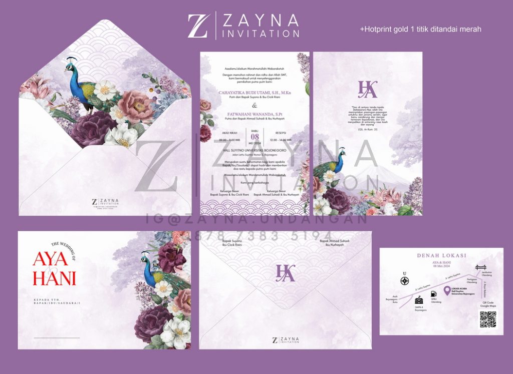 Our Designs - Zayna Invitation
