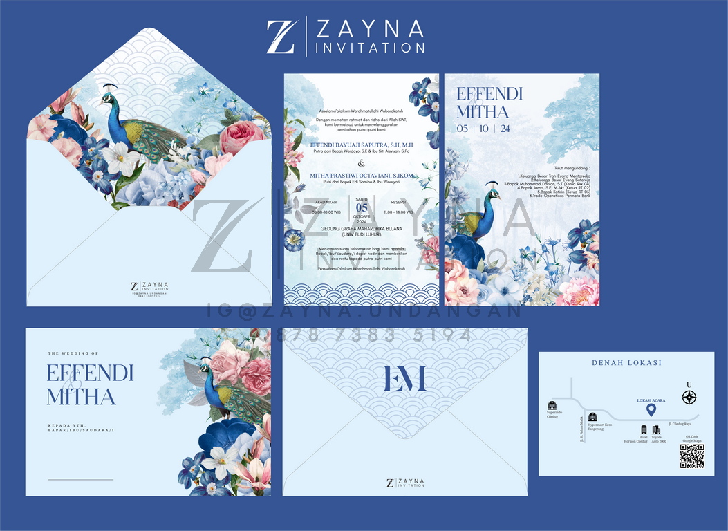 Halu Designs - Zayna Invitation