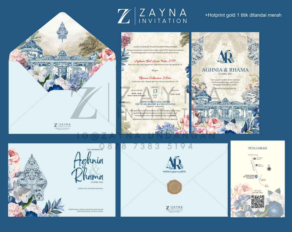 Halu Designs - Zayna Invitation